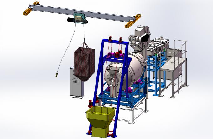 Intermittent Type Detergent Powder Production Line Simple Operation